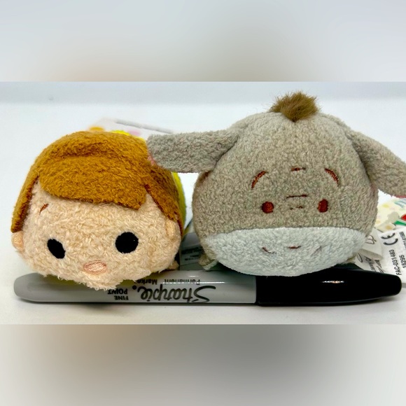 Disney | Toys | Disney Christopher Robin Eeyore Mini Tsum Tsums Set Of ...